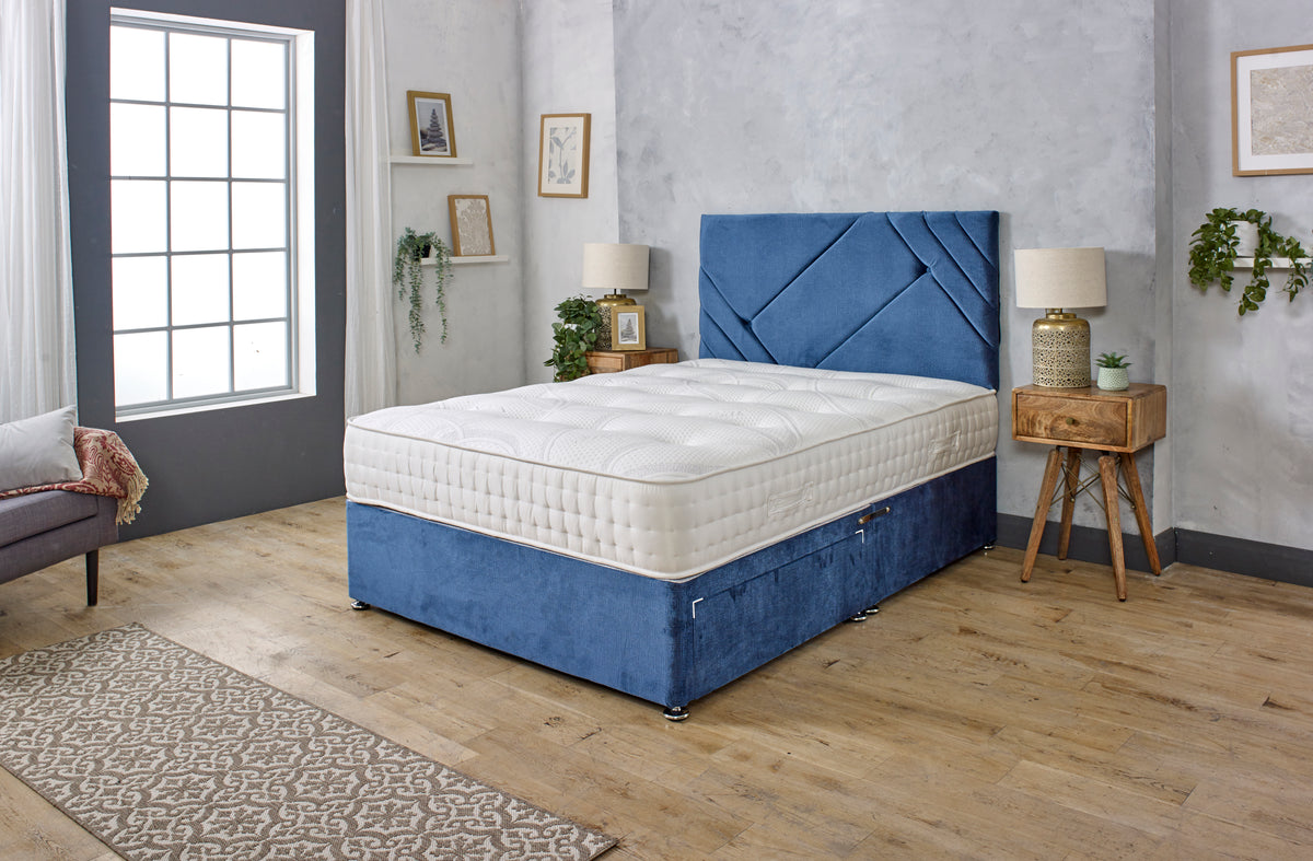 CAROLINE DIVAN BED WITH MATTRESS & HEADBOARD OPTIONS — Cuddly Beds